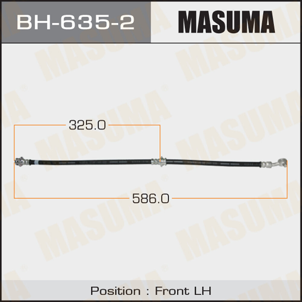 Шланг тормозной передний L NISSAN MURANO MASUMA BH-635-2