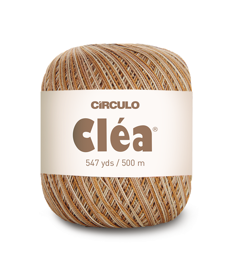 Пряжа CiRCULO CLEA 500, 100 % мерсеризованный бразильский хлопок, 76гр, 500 м, цвет 9435