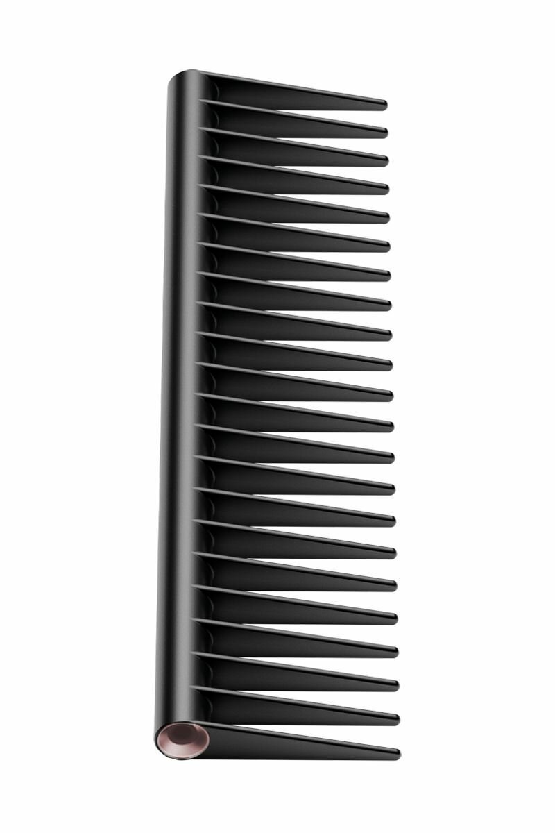 Расческа с широкими зубьями Dyson цвет черный/розовый