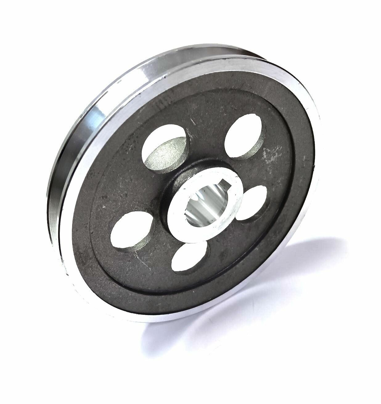 Шкив двигателя компрессора (диамтер - 127 мм, посадка - 19 мм)