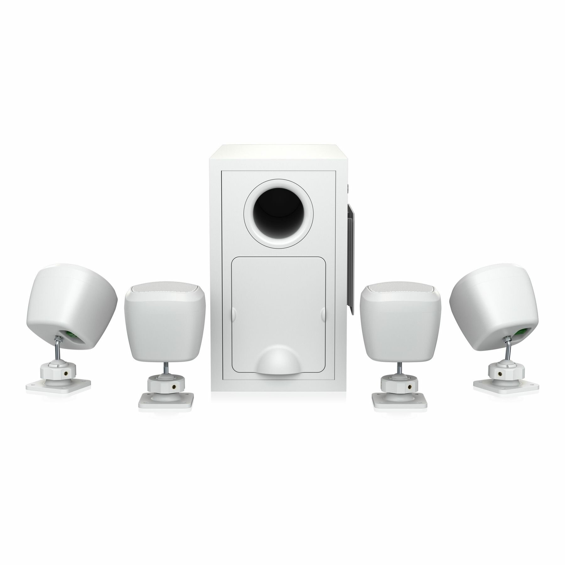 Комплект настенный Tannoy SAT SUB 4PACK WH, сабвуфер 6.5", 4 сателлита 2.5", 120Вт