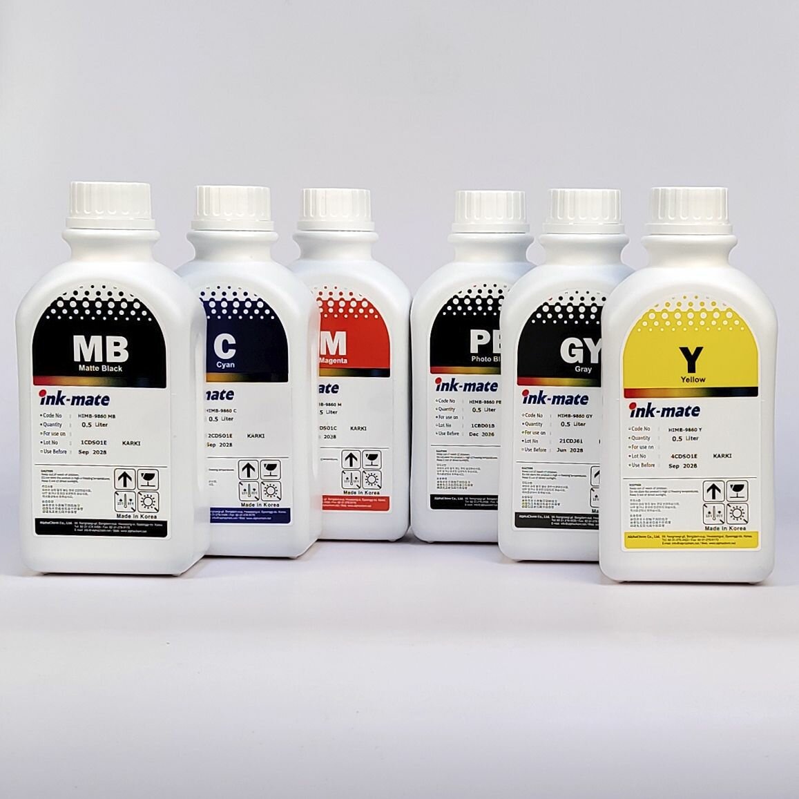 Чернила Ink-Mate для плоттеров HP DesignJet T790, T795, T610, T2300, T770, T1100, T1300, T1200, T1120, T620 картриджей HP 72/727/764 500x6