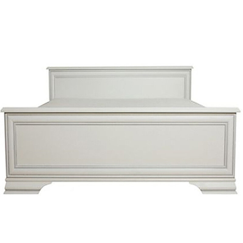 Кровать БРВ мебель KENTAKI LOZ180x200 + выкатные ящики Белый