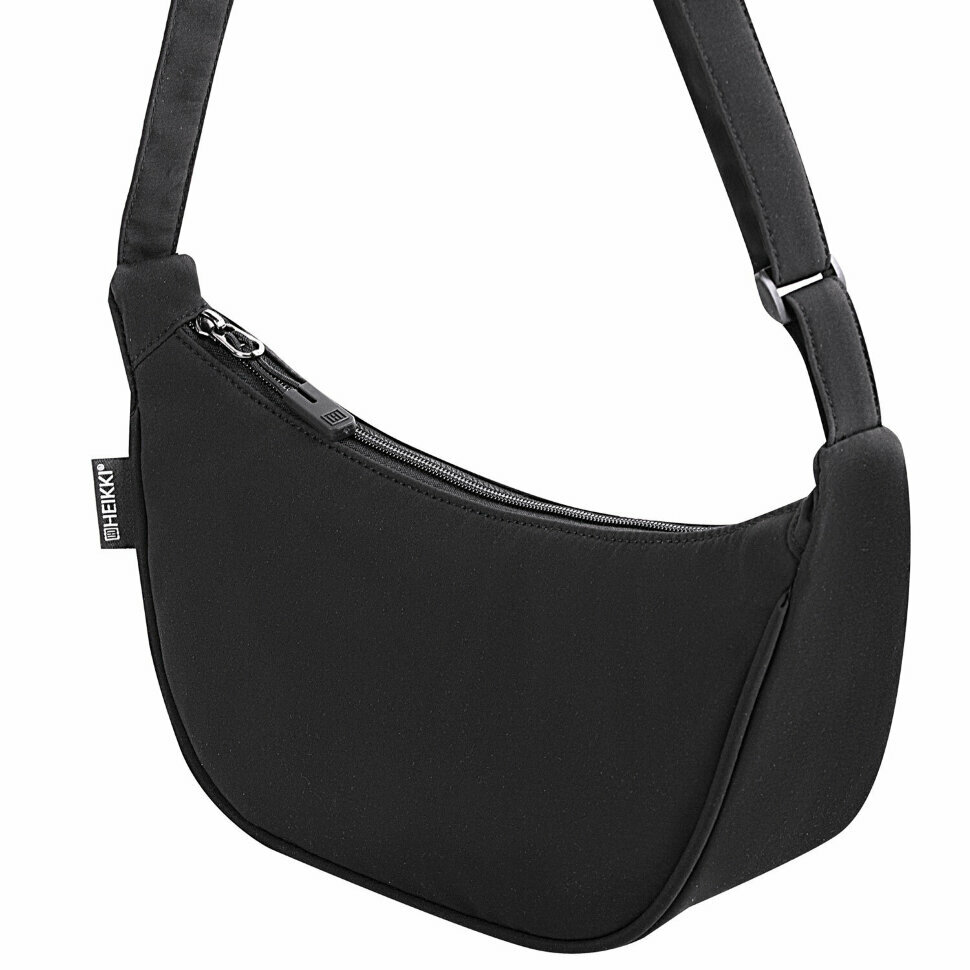Сумка на плечо HEIKKI SELFIE (хейки) кросс боди, черная, 15х30х10 см, 272636, 272636