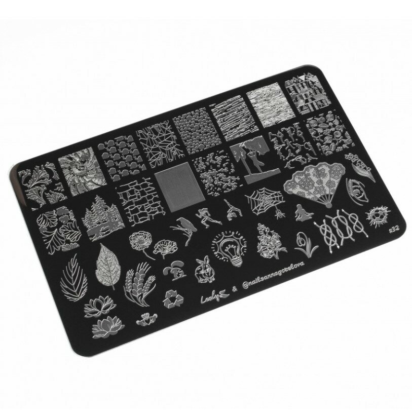 Пластина для стемпинга Lesly & nailsannagorelova, NAG32