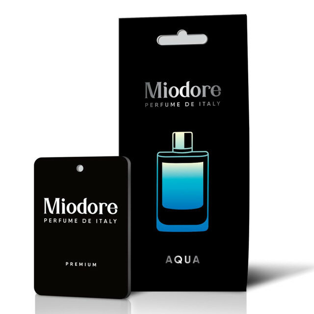 MIODORE Aqua подвесной ароматизатор воздуха для дома и офиса, длительное освежение