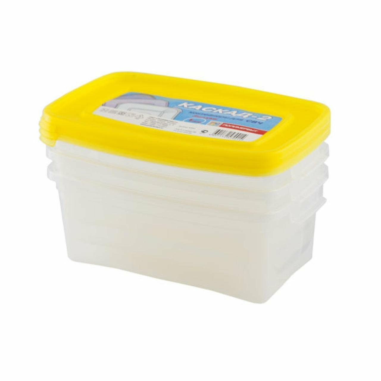 Комплект 3 контейнеров для СВЧ С57001 "Каскад 2" 1 л