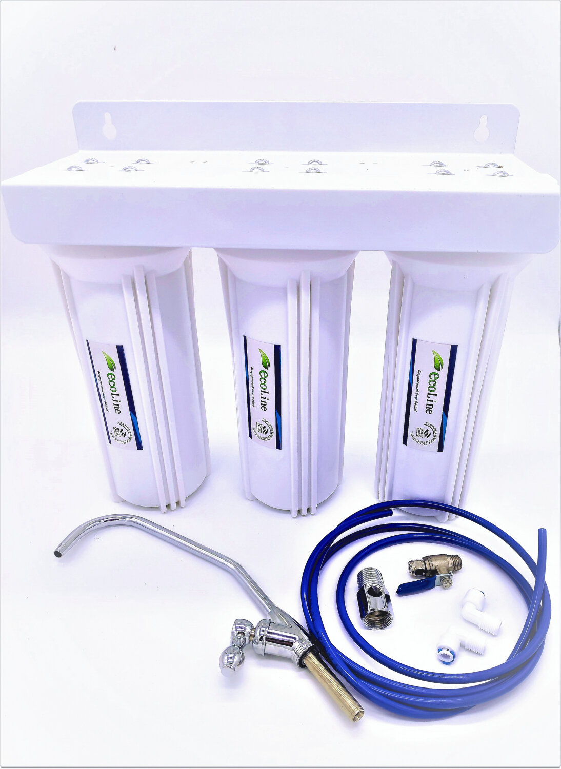 Питьевая система Ecoline 3-х ступенчатая ( Карбон )