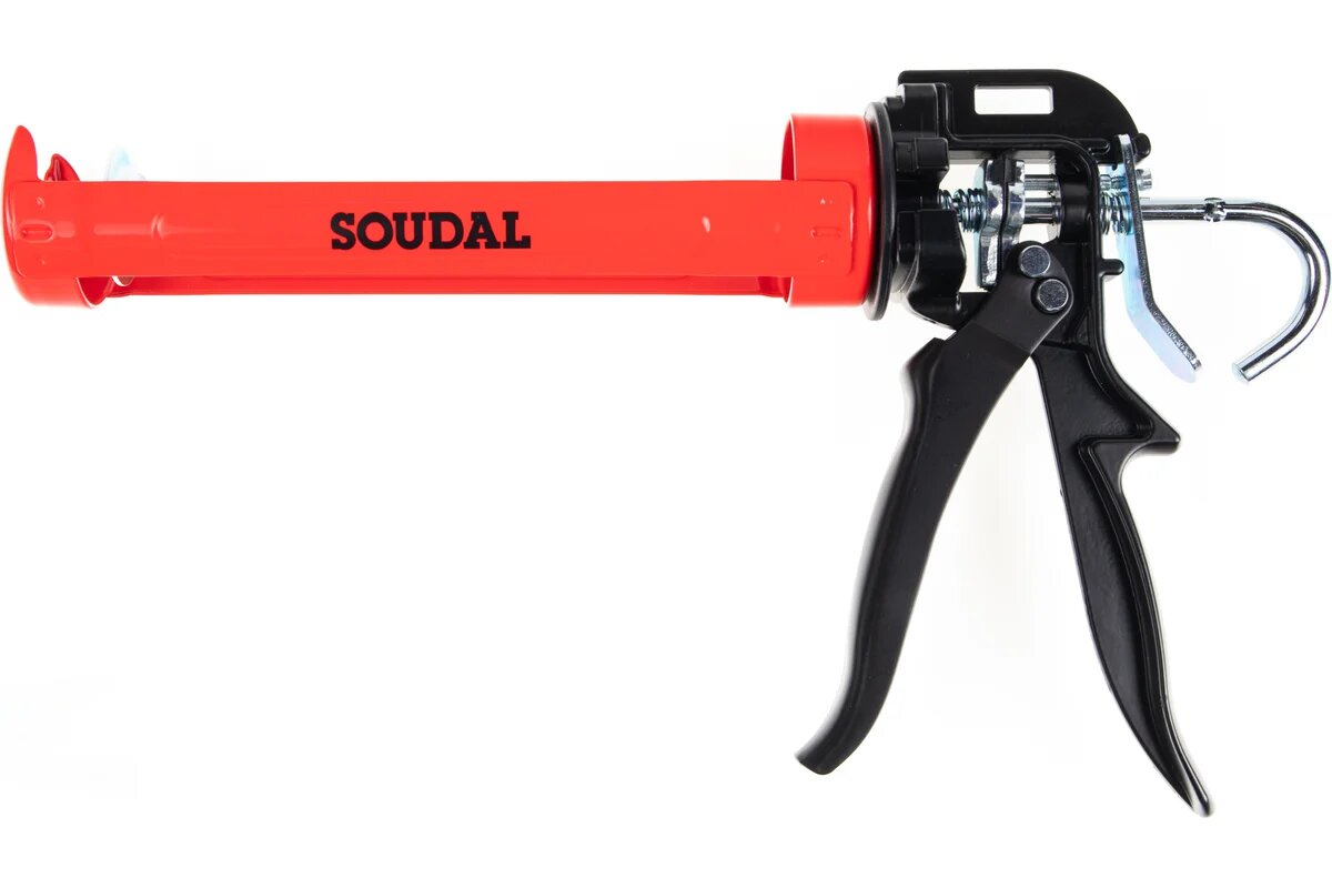 Soudal красный пистолет под герметики 300мл 106617