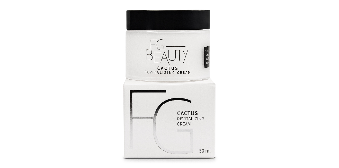 FG BEAUTY Регенерирующий восстанавливающий крем для лица с экстрактом опунции Cactus Revitalizing Cream, 50 мл