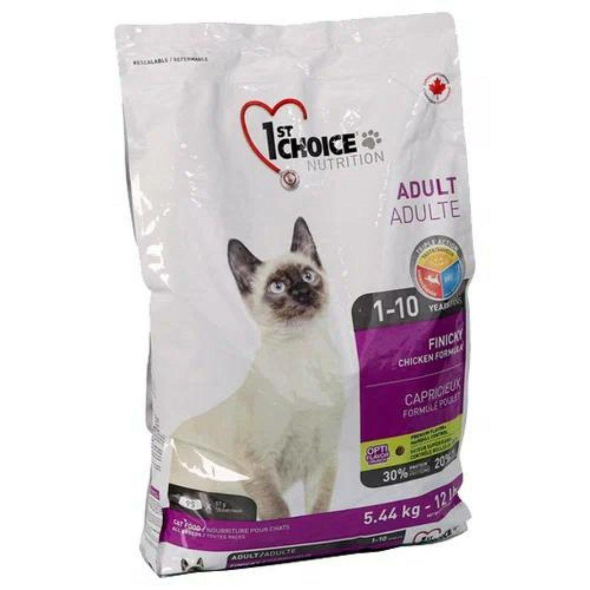 1st CHOICE корм для кошек Finicky 5.44кг цыпленок