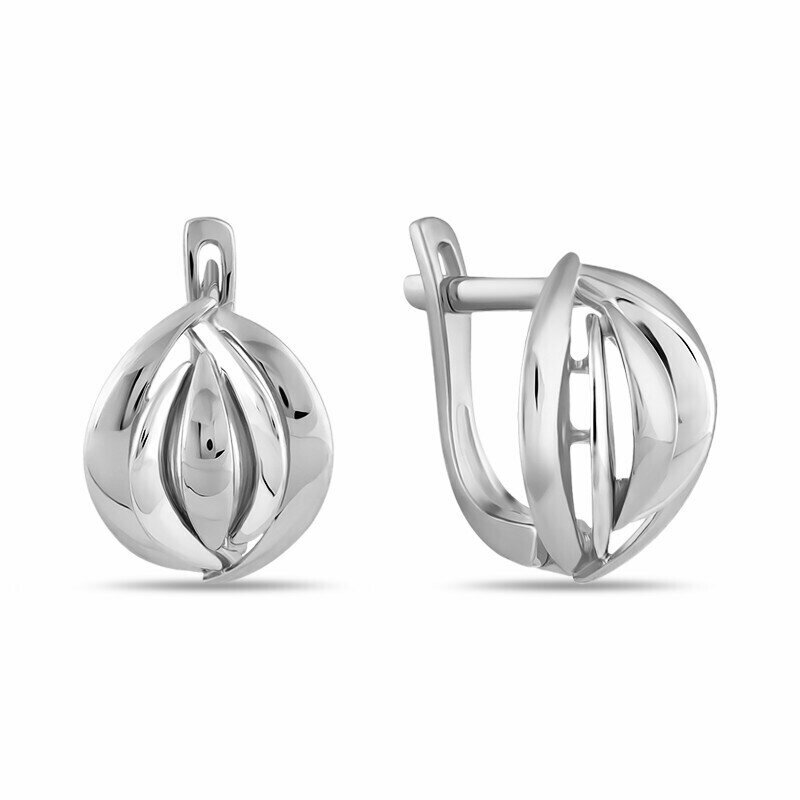 Серьги Others, серебро, 925 проба, родирование
