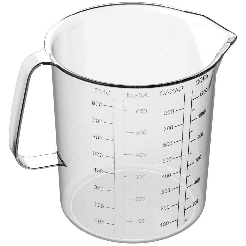 Мерная кружка Phibo 1 л, бесцветный 435228101