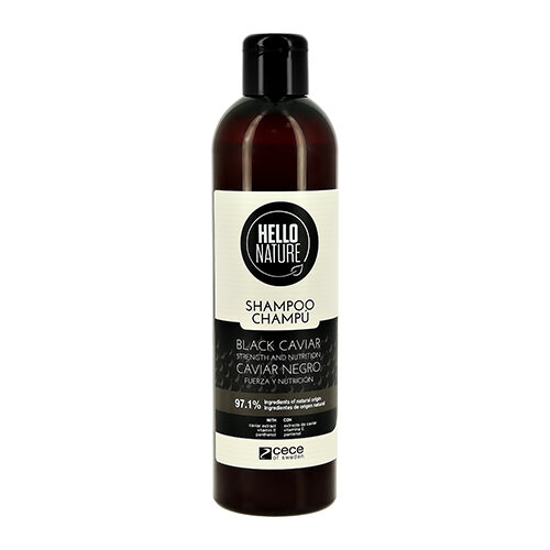 Hello Nature шампунь для волос Black Caviar Shampoo 300мл