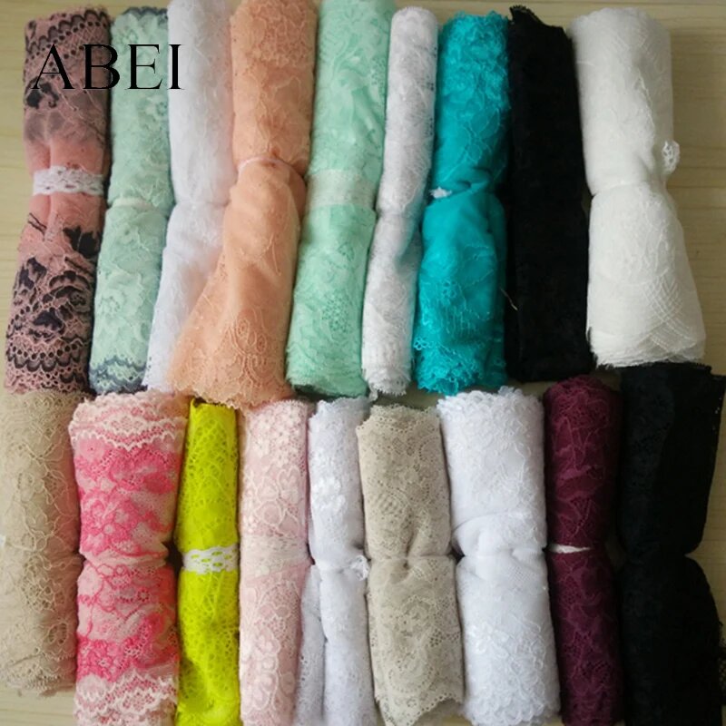 Эластичная кружевная лента ABEI 16-25см 250г
