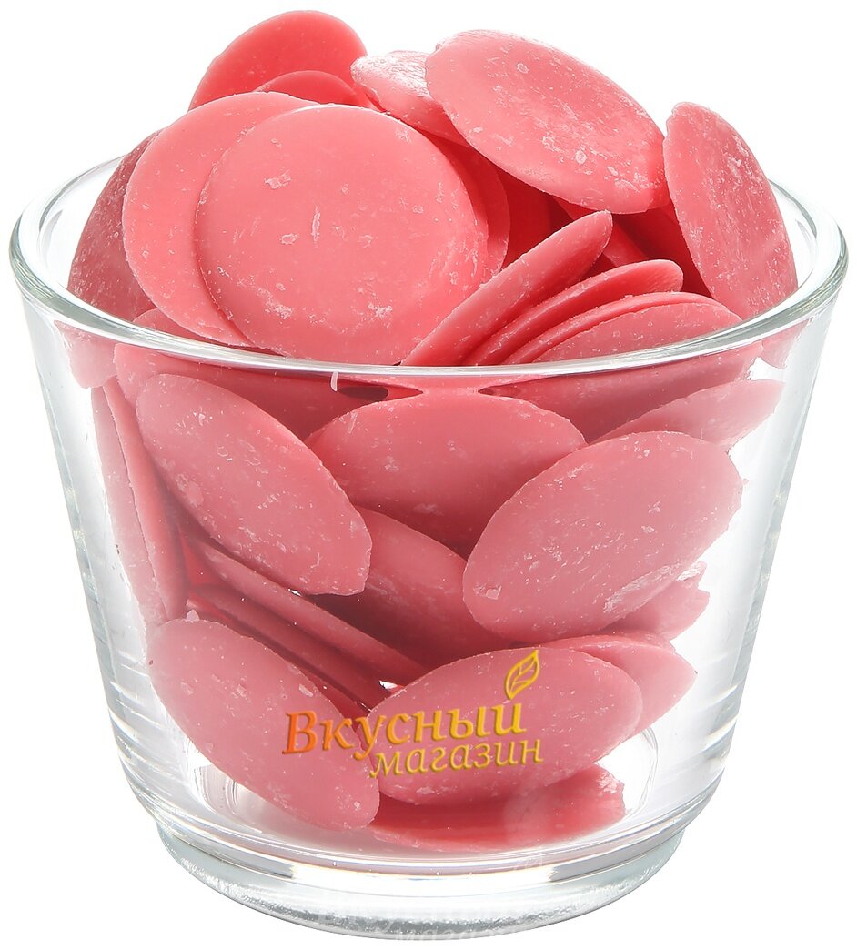 Глазурь в дисках клубника со сливками Шокомилк, 200 гр. (Набор из 5 шт.)