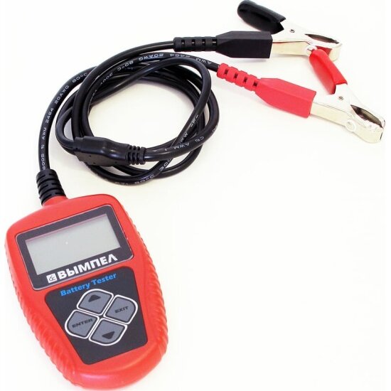 Тестер АКБ Вымпел ВА 101 для авто, 12в АКБ, русский язык