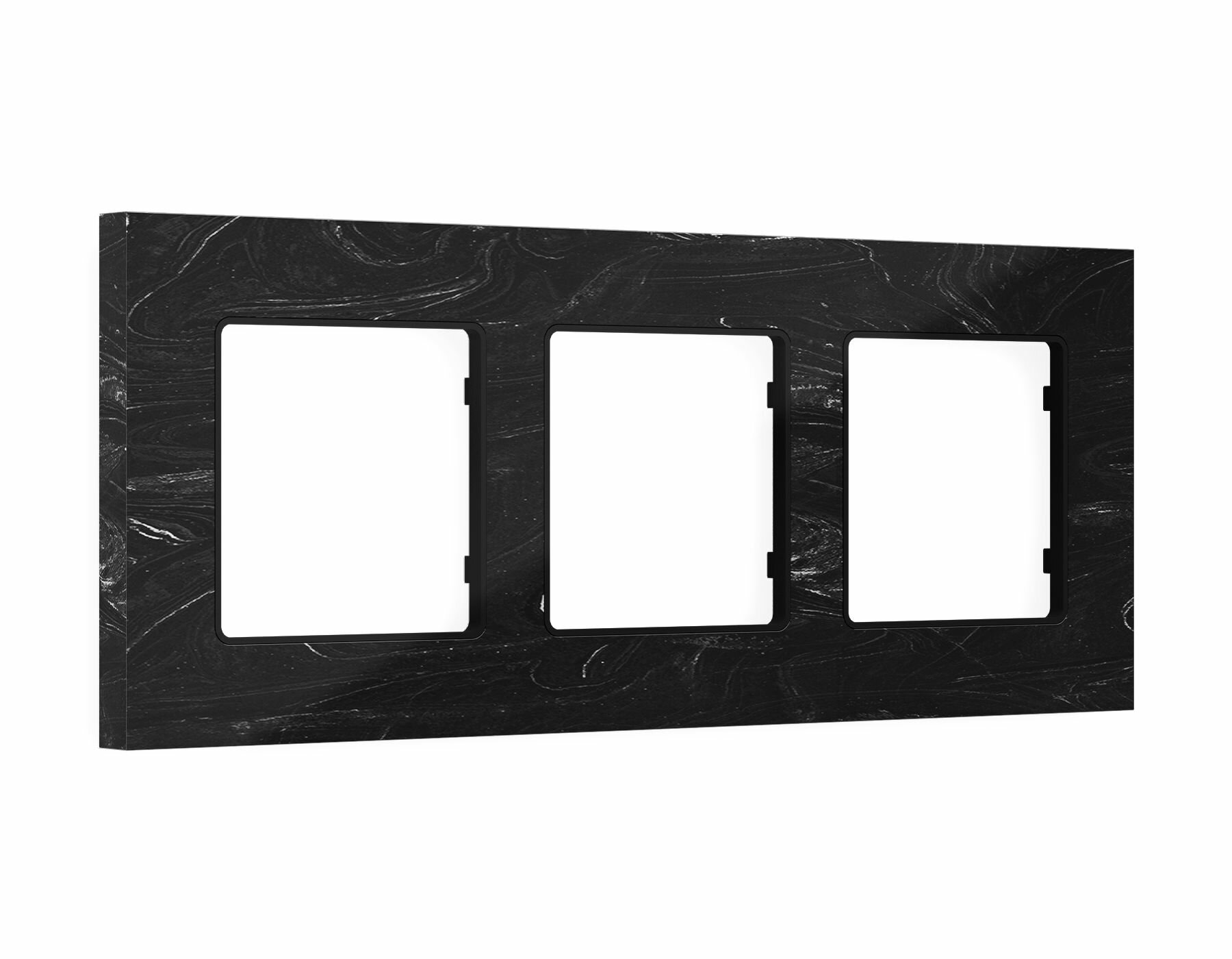 Рамка Ambrella Volt ALFA Grand (Черный мрамор) 3-ая AF930703