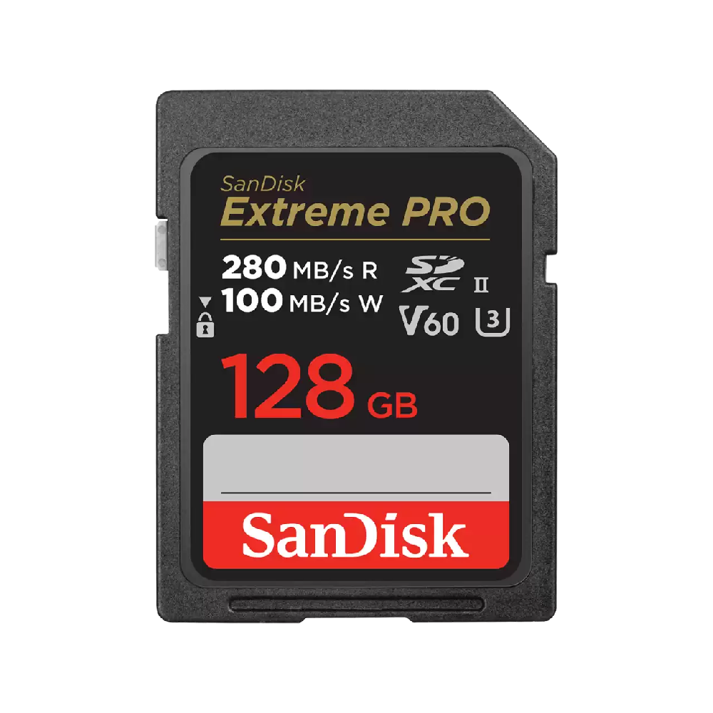 Флеш карта SD 128GB SanDisk SDXC Class 10 V60 UHS-II U3 Extreme Pro 280/100MB/s