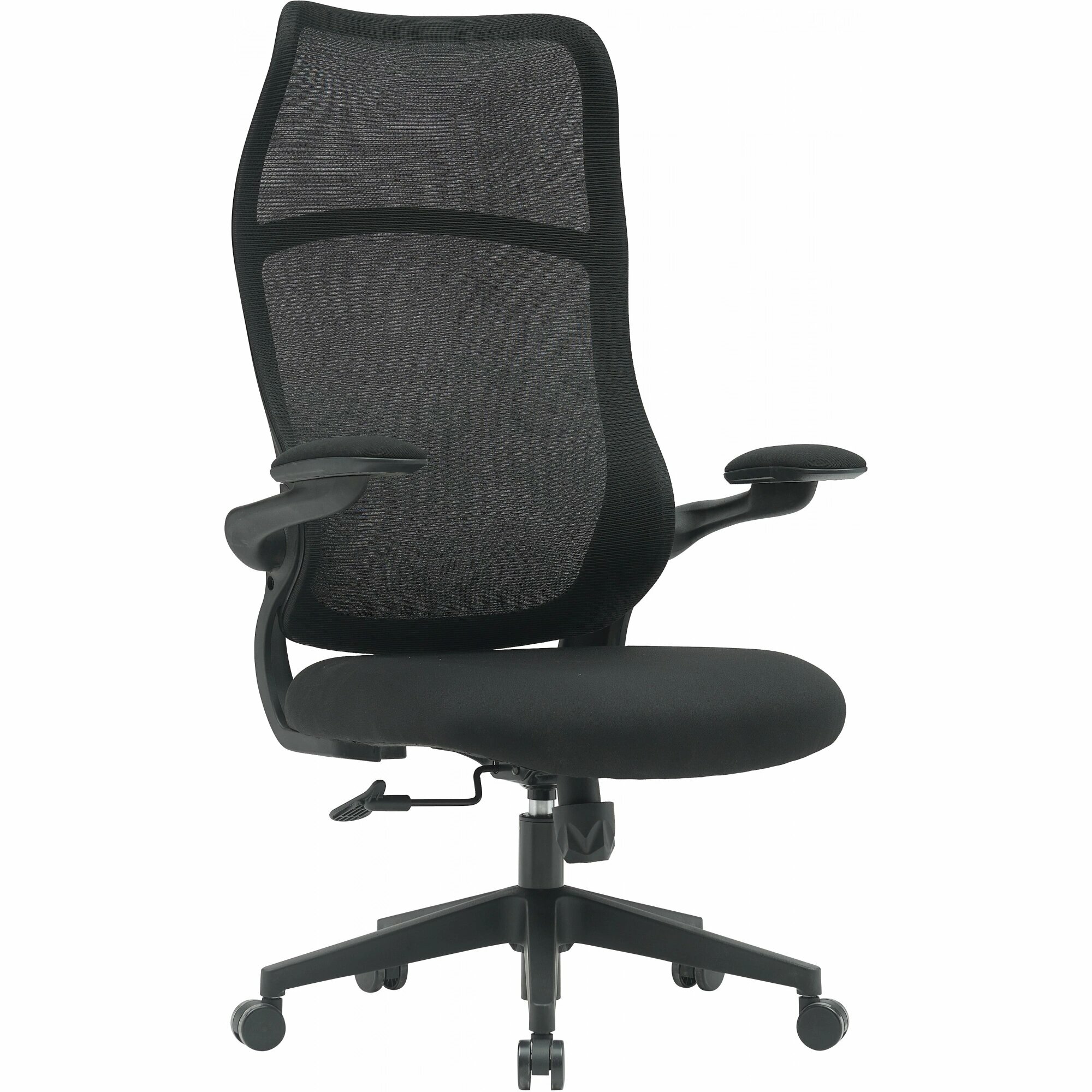 Кресло Cactus CS-MC505-BK, обивка: сетка/ткань, цвет: черный/черный