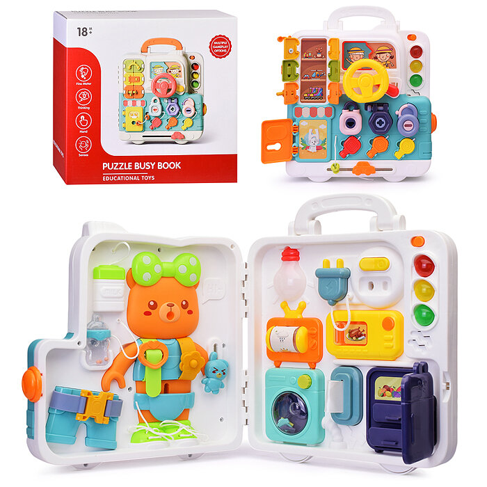 Бизиборд "Мишульета", пластик, звуковые и световые эффекты, от 1,5 лет