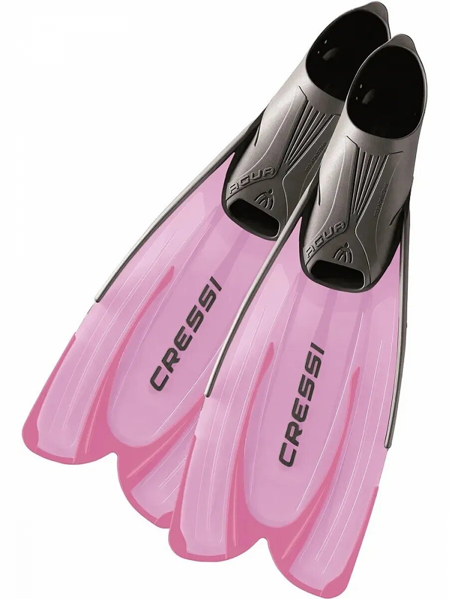 Ласты для плавания и водных видов спорта AGUA Cressi, розовые р.33-34