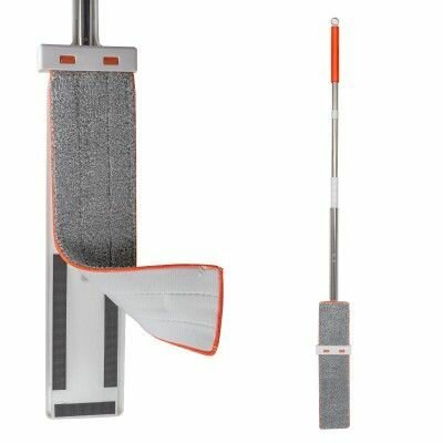 Швабра поворотная с отжимом для влажной/сухой уборки WMC TOOLS (11х50см, L-140см)