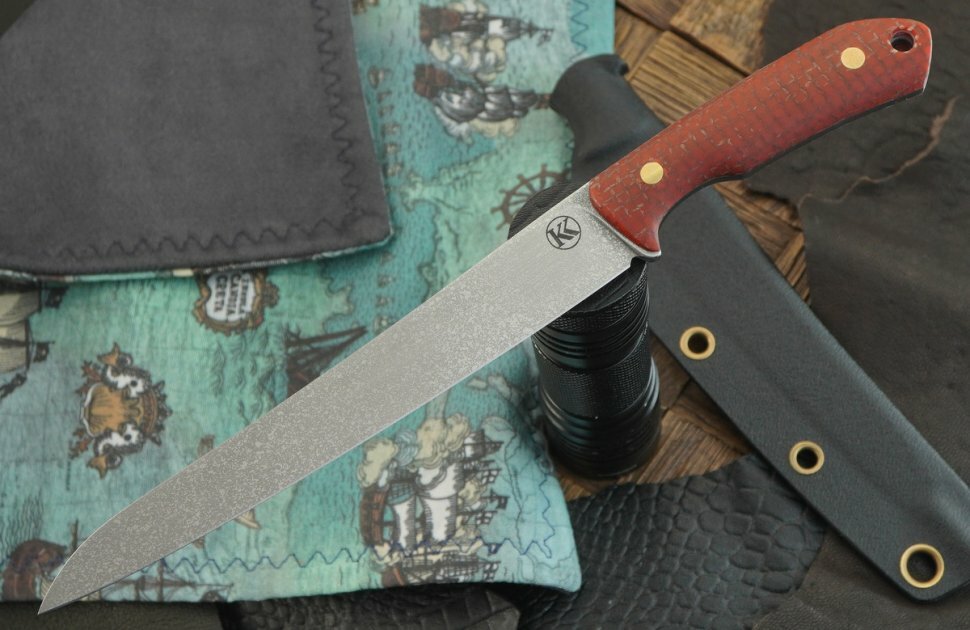 Нож Кирилла Козлова Хлеборез, сталь VG-10, рукоять микарта