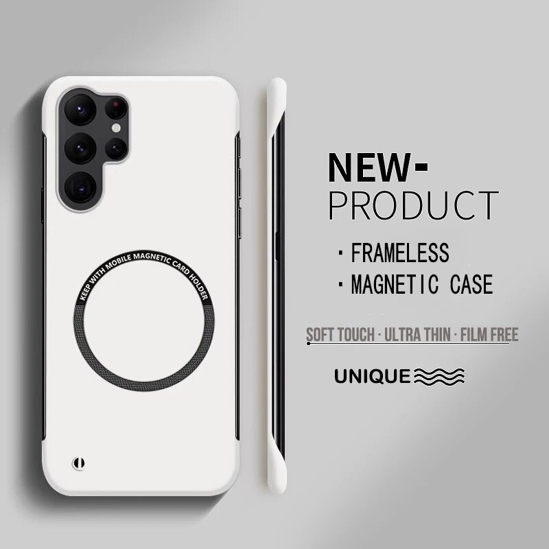 Чехол магнитный frameless Ivory для Samsung Galaxy S24
