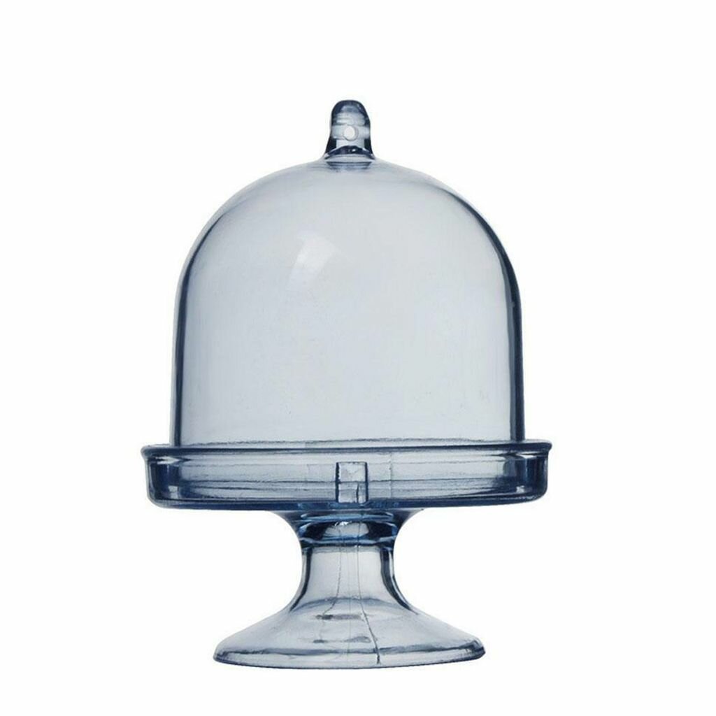 Куверты для столовых приборо, Материал креативная прозрачная пластиковая коробка для конфет, закусок-прозрачный светло-голубой