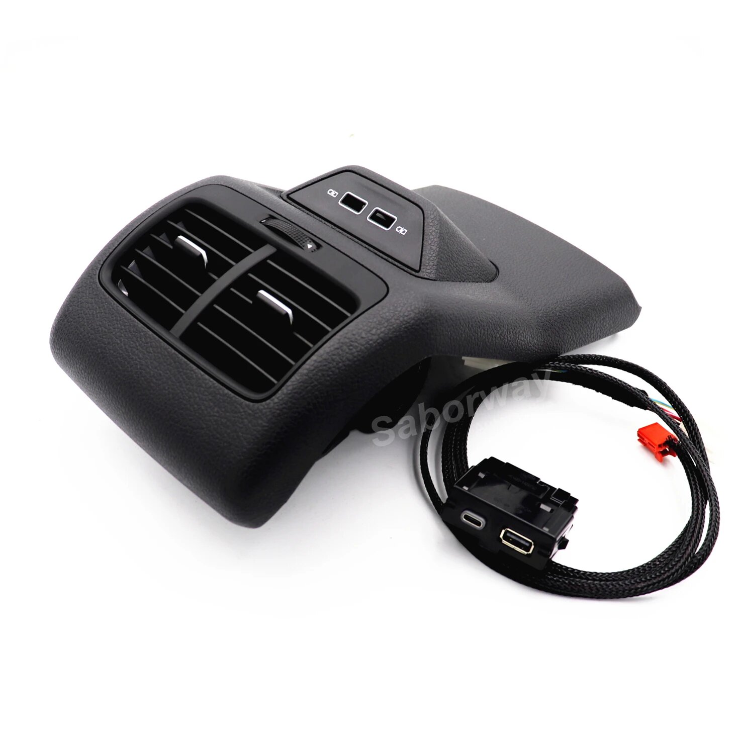 Центральный подлокотник Saborway в сборе, для заднего вентиляционного отверстия, вентиляционного отверстия, с USB, для гольфа 7 MK7 2013-2017, 2019, 5GG, 864, 298B, 82 в No.2