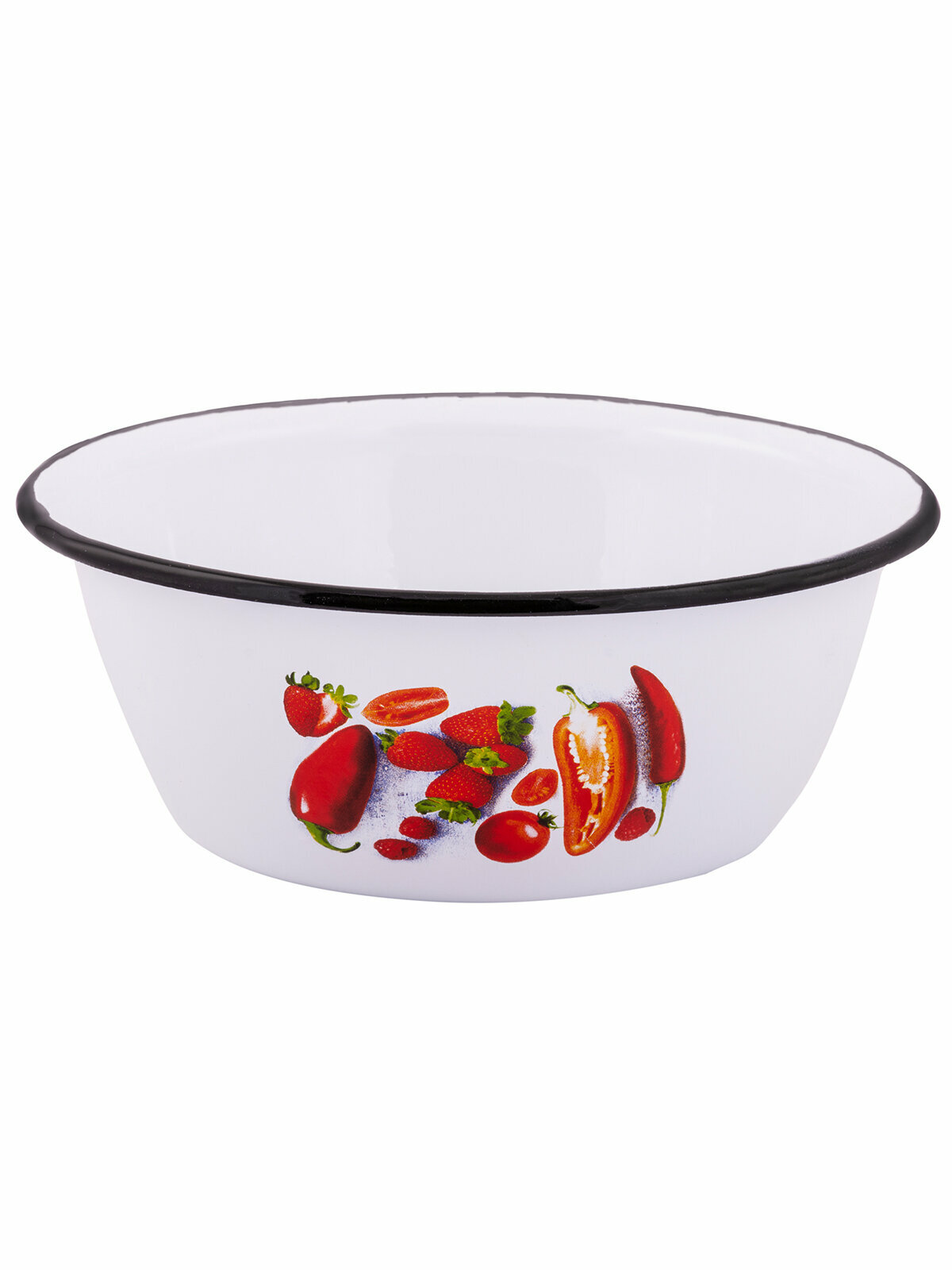 Миска для кухни Appetite Паприка, эмалированная, 1,5 л