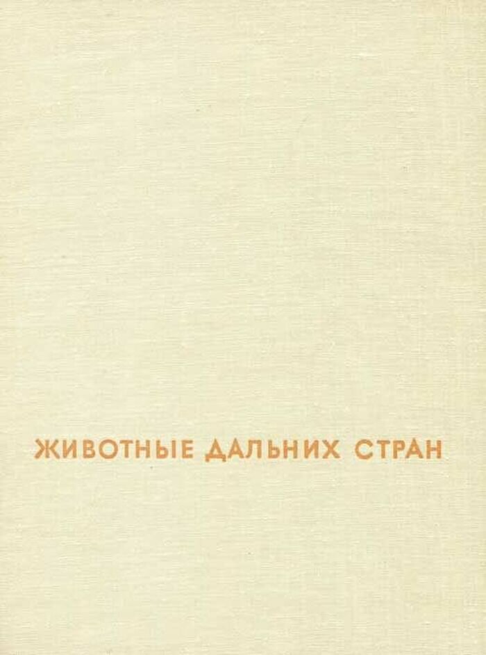 Животные дальних стран