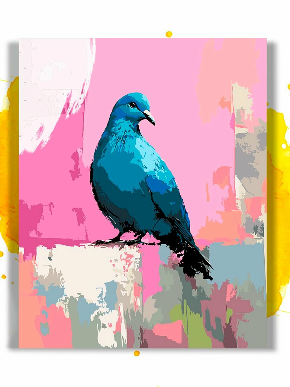 Картина по номерам на холсте Голубь Арт, 40 х 50 см