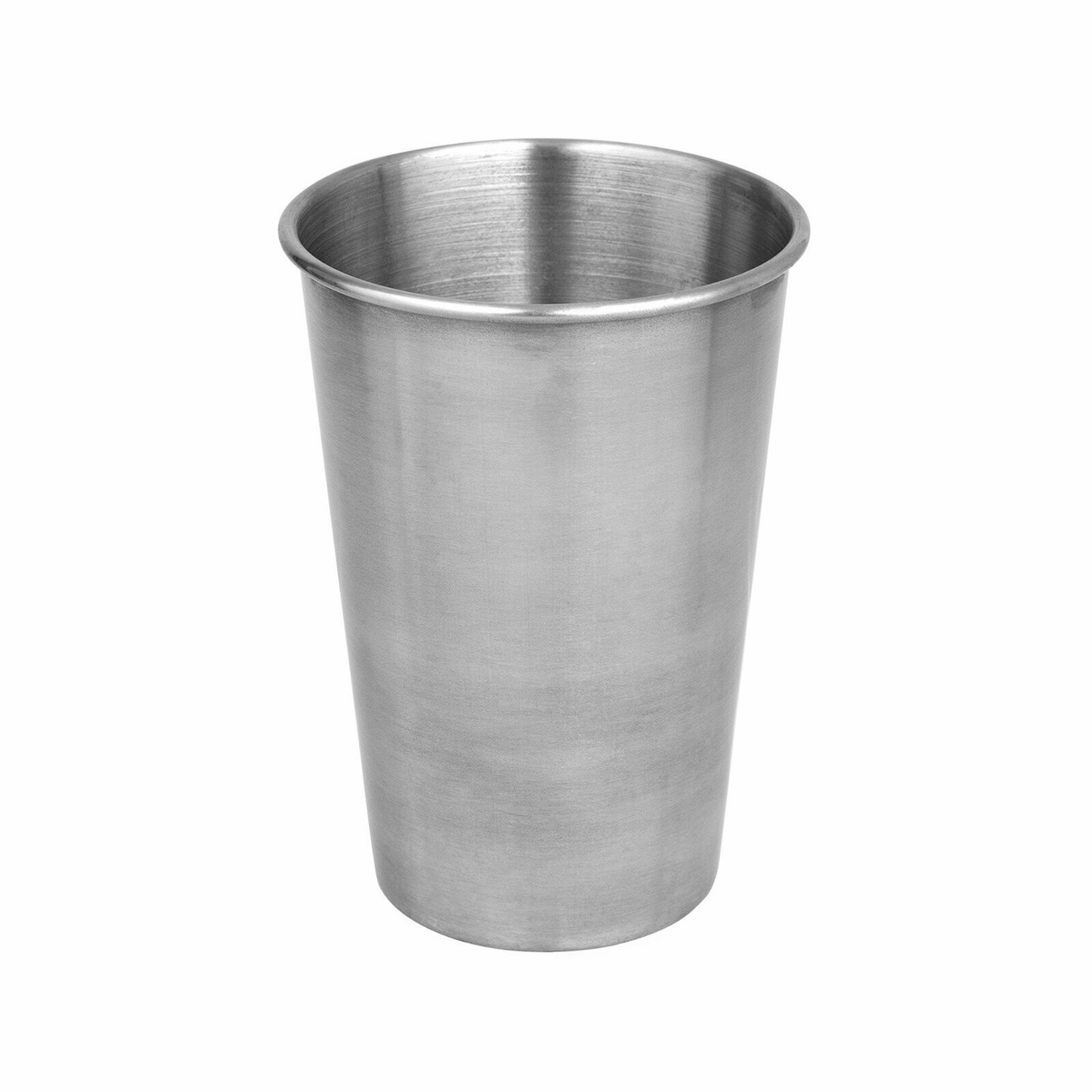 Стакан, 500 мл, 9×12.5 см, нержавеющая сталь, серебристый