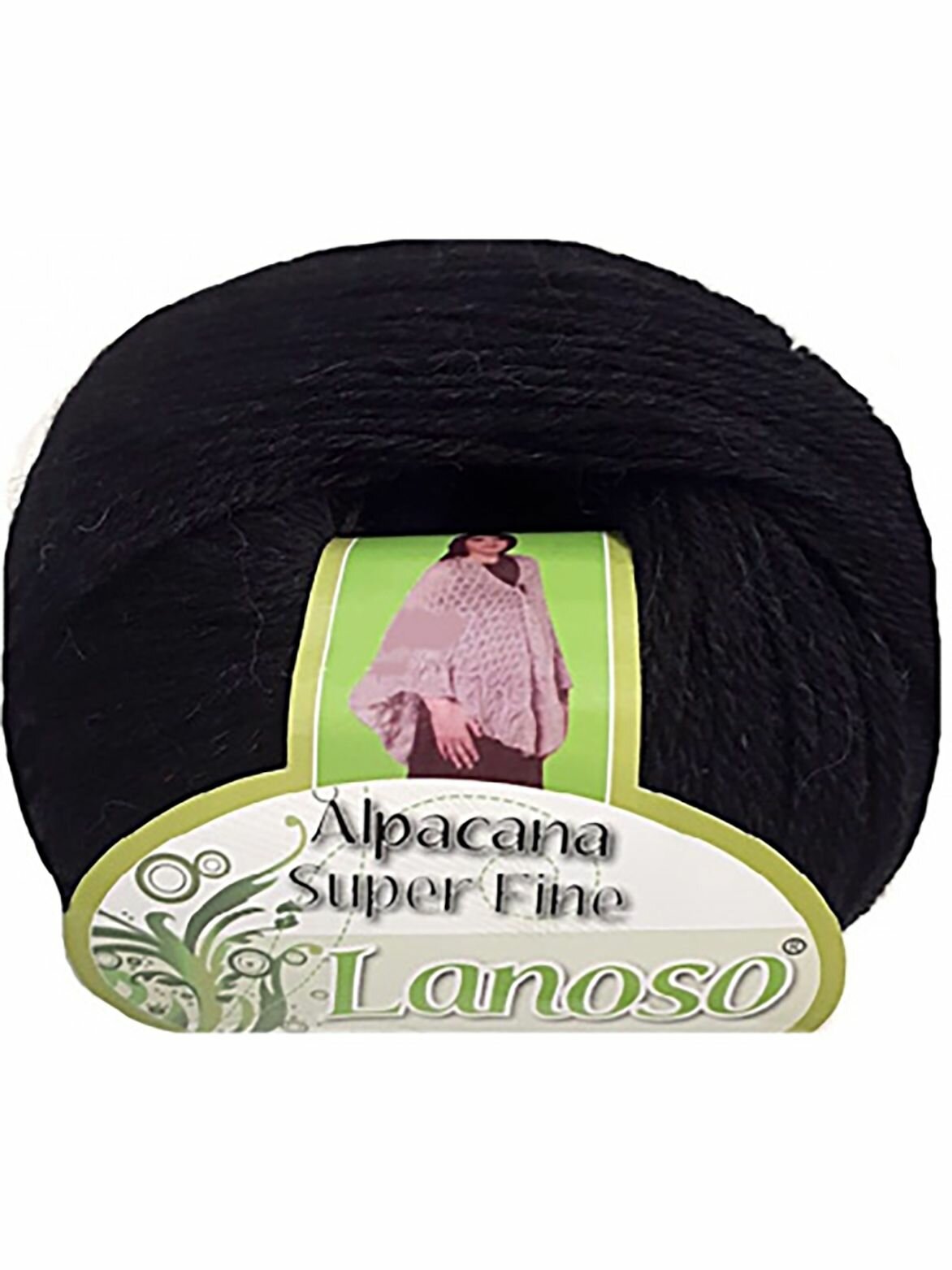 5 Мотков, Lanoso ALPACANA SUPER FINE, 35% Шерсть, 25% Альпака, 40% Акрил / 100 гр. - 375 м, Цвет-960
