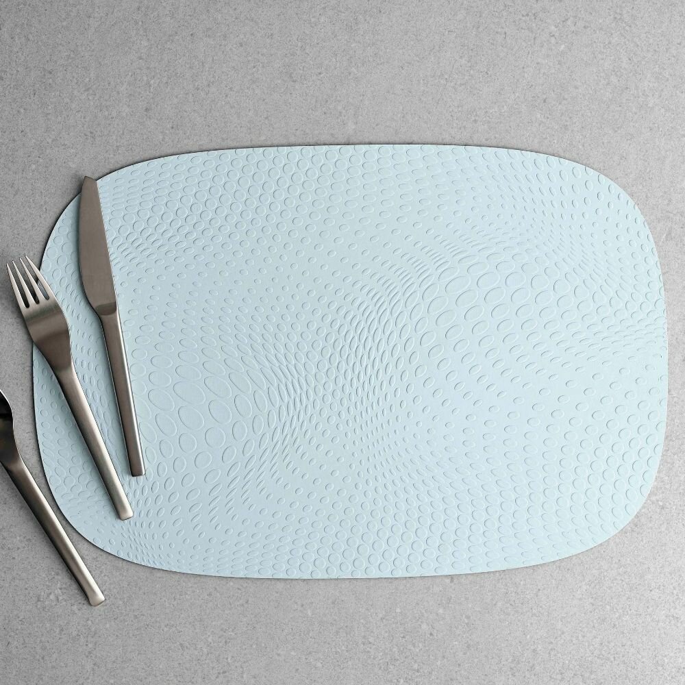 Салфетка сервировочная под приборы и тарелки, плейсмат из кожи