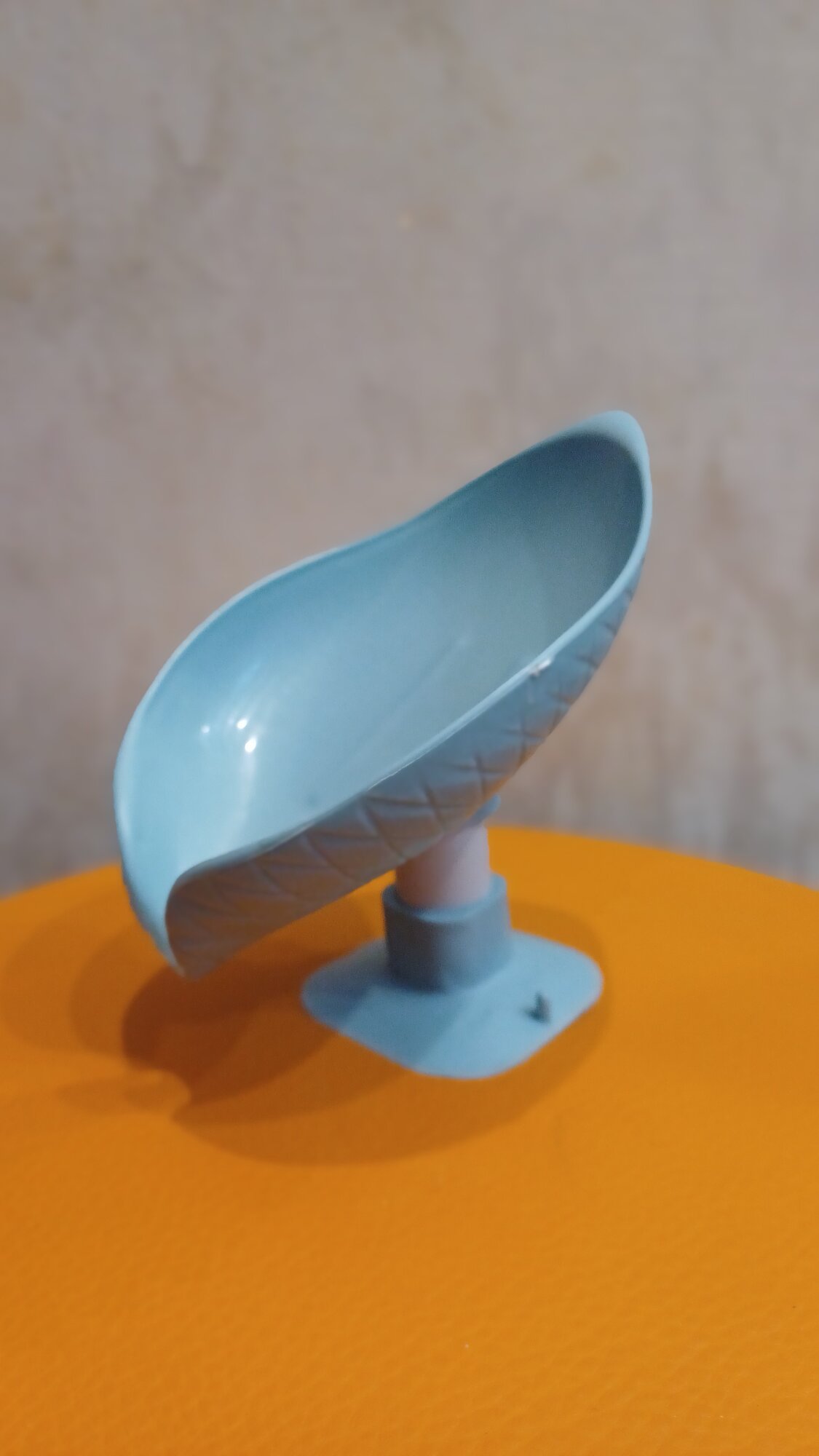 Мыльница для мыла, губки на присоске, цвет голубой, лазурный