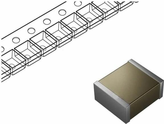 Конденсатор MURATA GRM55DR72E105KW01L Конденсатор керамический MLCC 1мкФ 250В X7R 10П SMD 2220 1шт