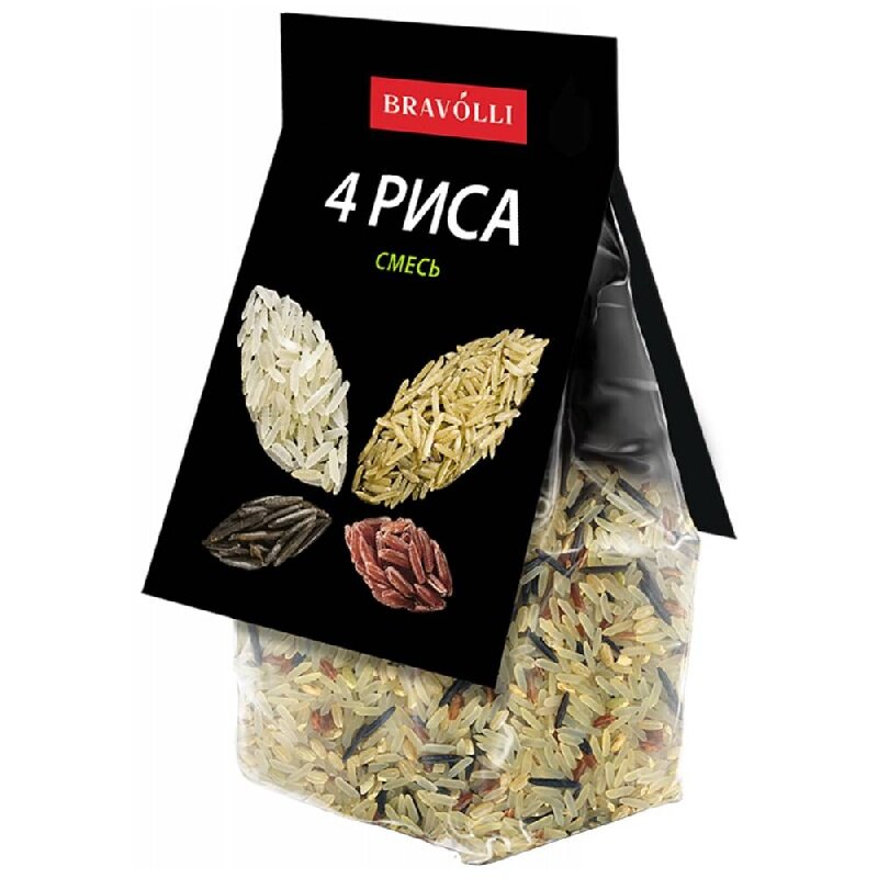 Смеcь BRAVOLLI 4 риса 350г