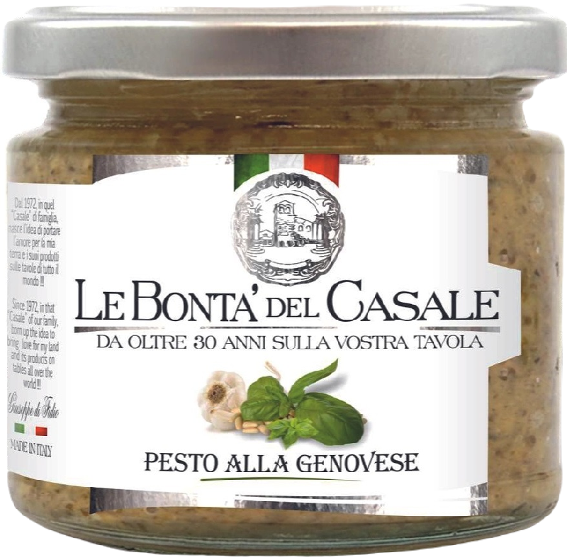 Песто LE BONTA' DEL CASALE по-генуэзски /стекло/ 212мл