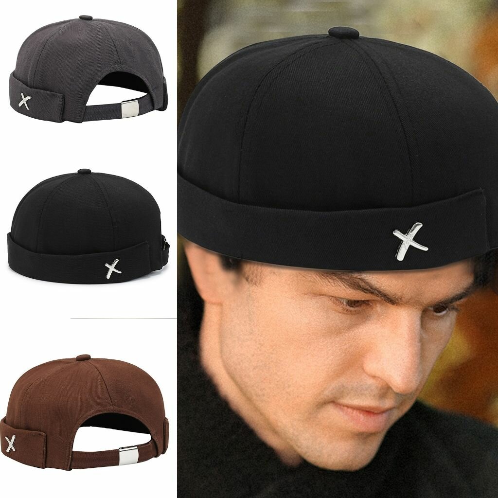 Матросская шляпа домовладельца без полей-белая