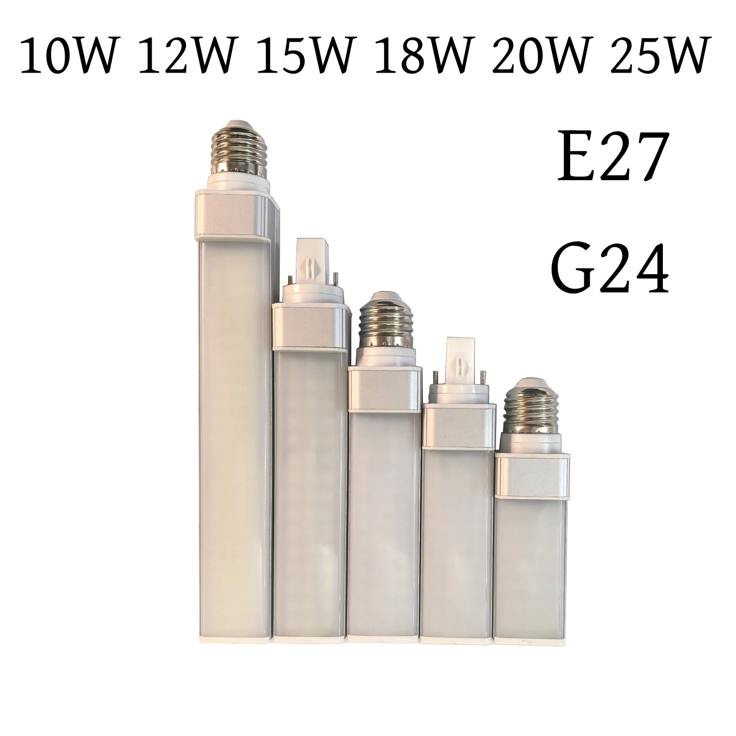 Лампа-кукуруза, 10/12/15/18/20/25 Вт, E27 G24