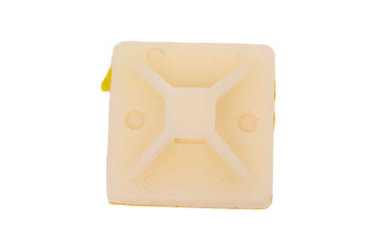 ExeGate STM2020W-100 самоклеящаяся площадка крепления стяжек 20x20мм безгалогенная белая 100шт