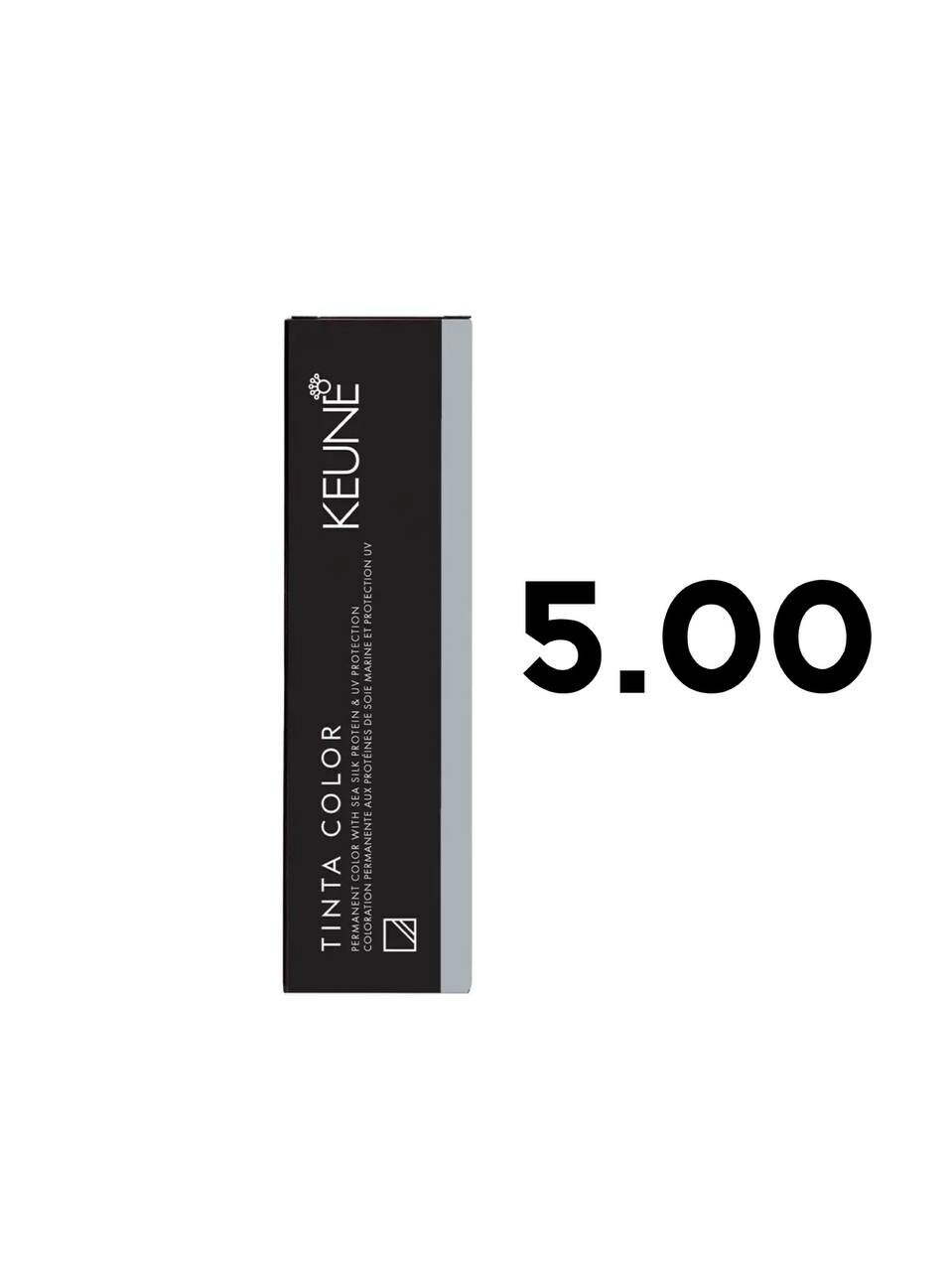 Keune Tinta Color 5.00 - Стойкая краска для седых волос светлый шатен 60 мл