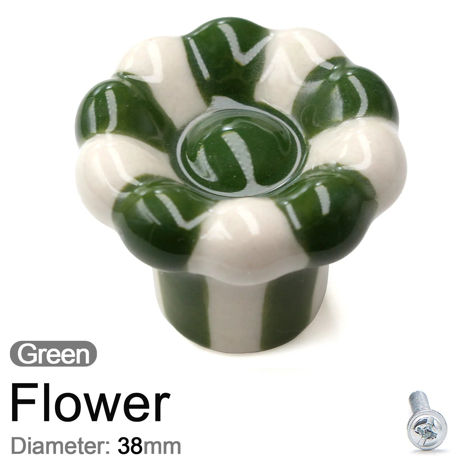 Керамические ручки imango с животными Flower