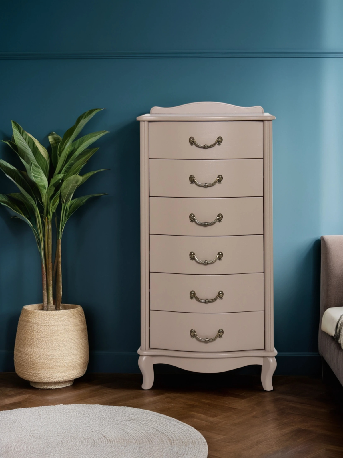 Комод узкий Джульетта PRIME ШхВ:49х107см (6 ящ.) цвет: мокко