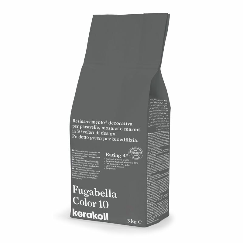 Затирка для плитки полимерцементная Kerakoll Fugabella Color (3кг) 10
