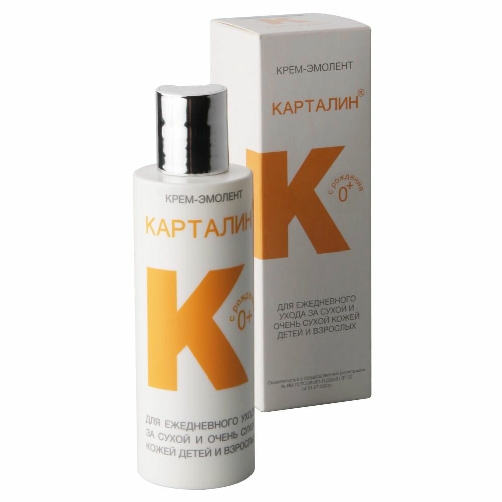 Карталин Крем-эмолент для ежедневного ухода за сухой и очень сухой кожей детей 0+ и взрослых 150мл