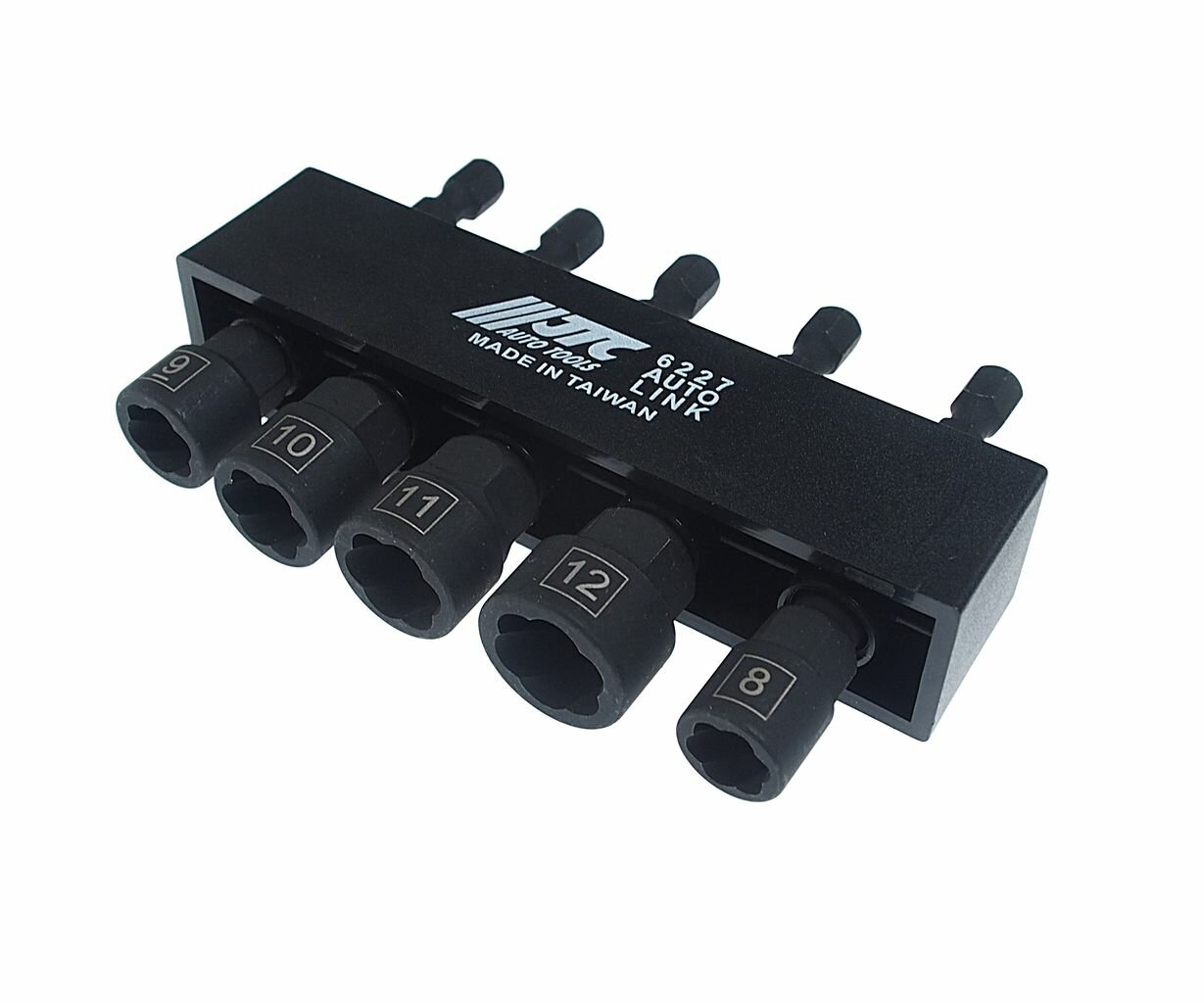 JTC-6227 - Набор бит-головок для изношенных болтов и гаек под шуруповерт JTC